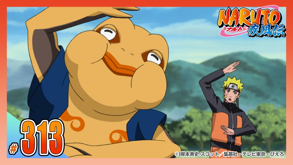 NARUTO-ナルト- 疾風伝 2009年放送 第三百十三話 通いあう心｜アニメ／ヒーロー｜見逃し無料配信はTVer！人気の動画見放題