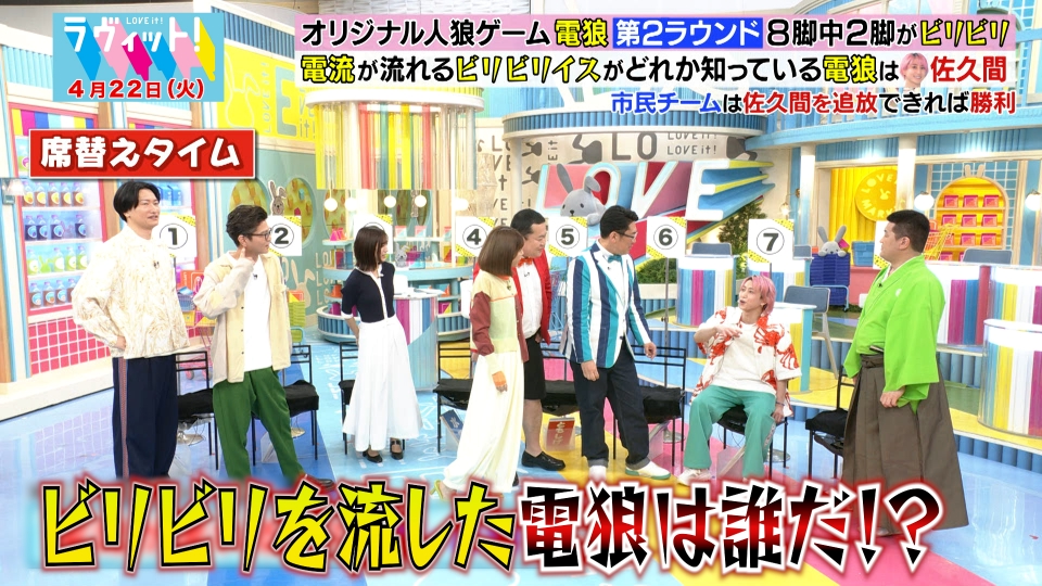 ラヴィット！ 4月22日(火)放送分 【OP先行】ビリビリを流した電狼は誰だ！？｜バラエティ｜見逃し無料配信はTVer！人気の動画見放題