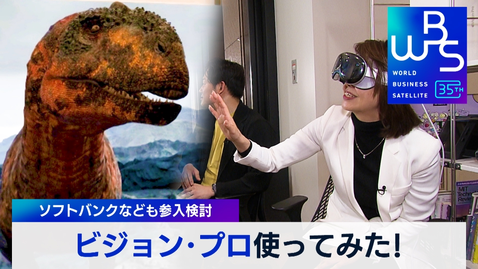 WBS（ワールドビジネスサテライト） 2月7日(水)放送分 VisionProで早くも動き始めた日本企業｜報道／ドキュメンタリー｜見逃し無料配信はTVer！人気の動画見放題