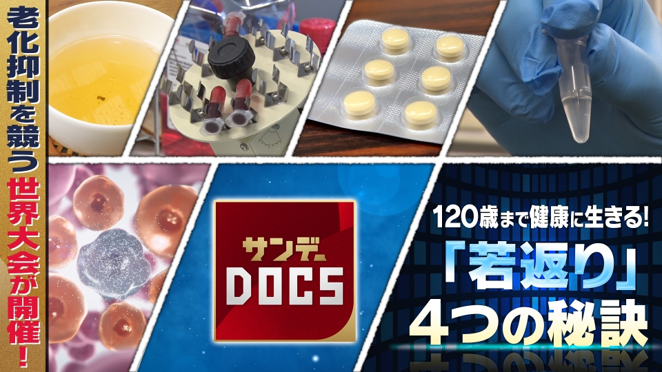 Mr.サンデーDOCS 6月1日(日)放送分 世界が競う「若返り研究・最前線」4つの秘策｜報道／ドキュメンタリー｜見逃し無料配信はTVer ...