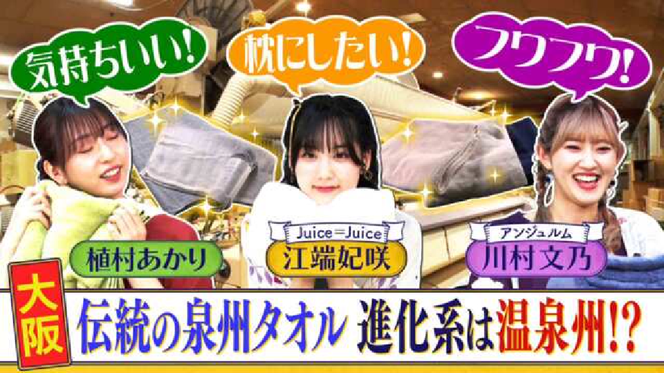 西乃風ブラン堂 9月30日(月)放送分 ＃126「大阪 伝統の泉州タオル 進化系は温泉州!?」｜バラエティ｜見逃し無料配信はTVer！人気の動画見放題