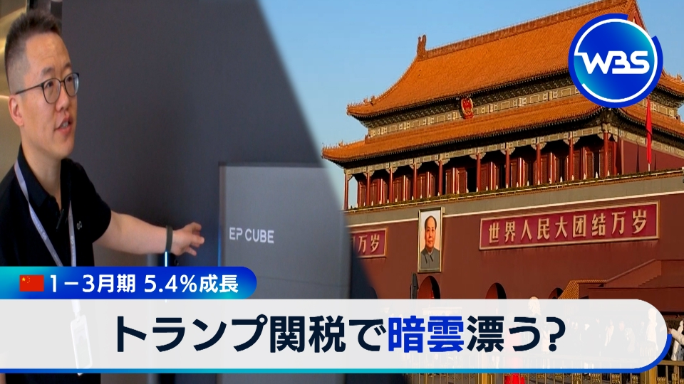 WBS（ワールドビジネスサテライト） 4月16日(水)放送分 中国GDP“貿易戦争”でどうなる｜報道／ドキュメンタリー｜見逃し無料配信はTVer！人気の動画見放題