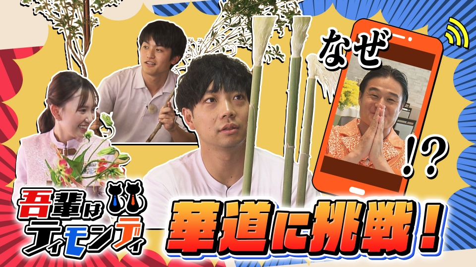 吾輩はティモンディ 10月5日(土)放送分 #61 The華道 ～花の美は感性！？～ 前編｜バラエティ｜見逃し無料配信はTVer！人気の動画見放題