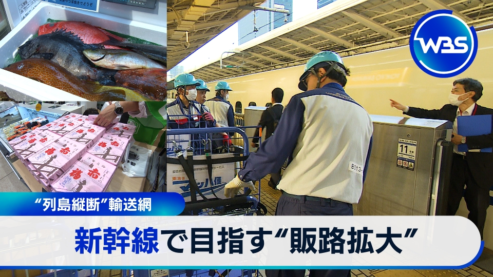 WBS（ワールドビジネスサテライト） 5月17日(金)放送分 新幹線が運ぶ特産品 新スマホ証券 太陽フレア経済損失8兆円!?｜報道／ドキュメンタリー｜見逃し無料配信はTVer！人気の動画見放題