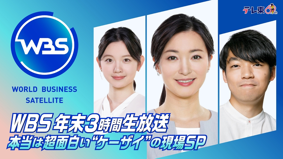 WBS年末3時間生放送「本当は超面白い”ケーザイ”の現場SP」 12月29日(日)放送分 WBS 年末3時間生放送「本当は超面白い”ケーザイ”の現場SP」｜報道／ドキュメンタリー｜見逃し無料 ...