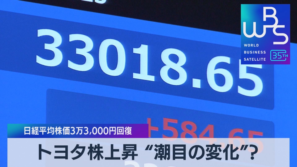 WBS（ワールドビジネスサテライト） 6月13日(火)放送分 株価3万3000円を回復 33年ぶり｜報道／ドキュメンタリー｜見逃し無料配信はTVer！人気の動画見放題