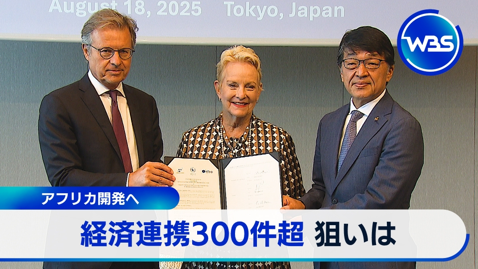 WBS（ワールドビジネスサテライト） 8月18日(月)放送分 日本アニメアフリカ市場を開拓へ｜報道／ドキュメンタリー｜見逃し無料配信はTVer！人気の動画見放題