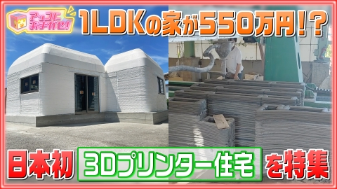 アッコにおまかせ！ 1月21日(日)放送分 1LDKが550万円！？3Dプリンター住宅特集｜バラエティ｜見逃し無料配信はTVer！人気の動画見放題